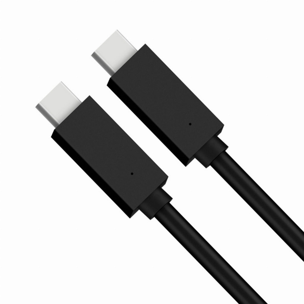 USB Type C- USB Type C 5A 100W 2m Black - DDT.lv